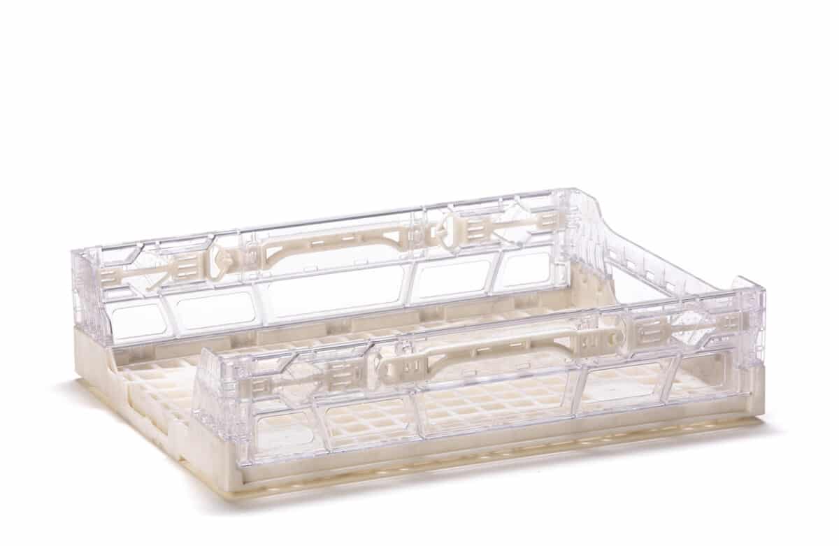 4309 Crystal Clear Crate for Delicate, High-Visibility Items
